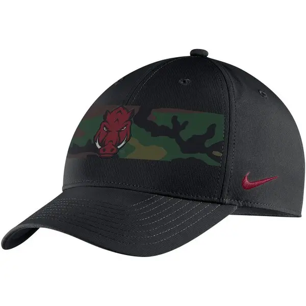 Nike Arkansas Razorbacks Military Pack Camo Legacy91 Adjustable Hat ...