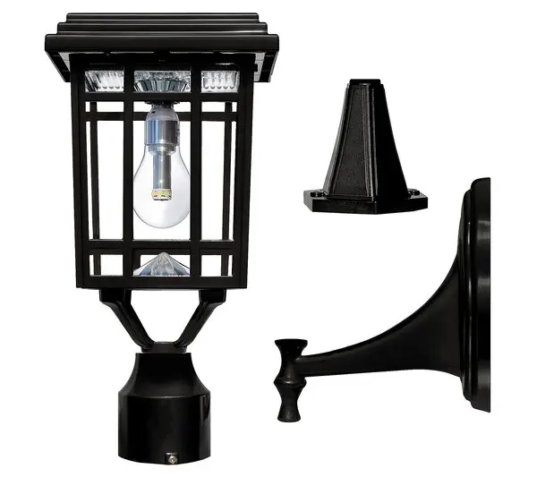 GAMA SONIC Gamasonic Prairie Bulb Solar Light With Light B Ulb
