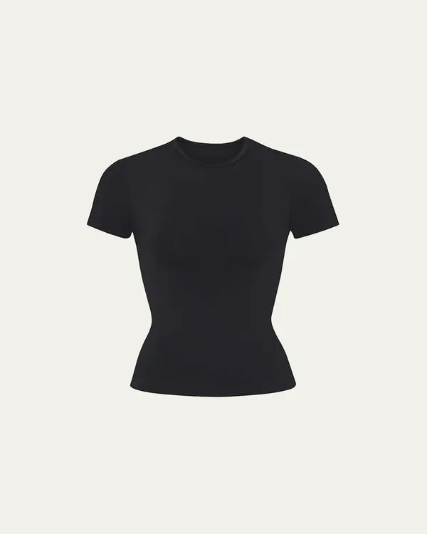 SKIMS Soft Smoothing Short-sleeve T-shirt - Eclipse