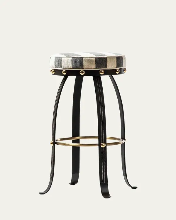 MACKENZIE-CHILDS Flatiron Counter Stool