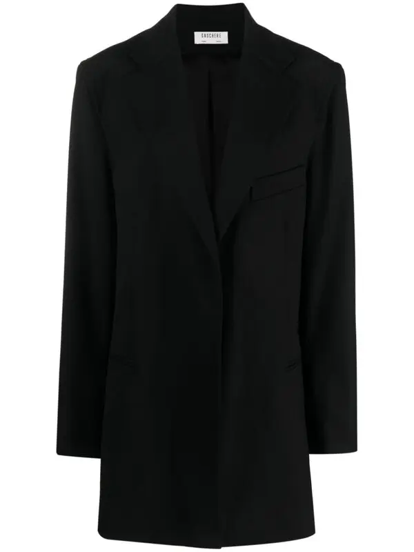 Gauchere Notched-lapels Single-breasted Coat