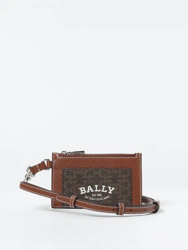 Bally Credit Card Holder In Grained Leather