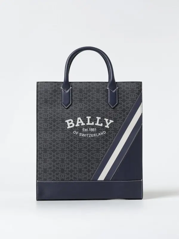 Bally Monogram Leather Handbag
