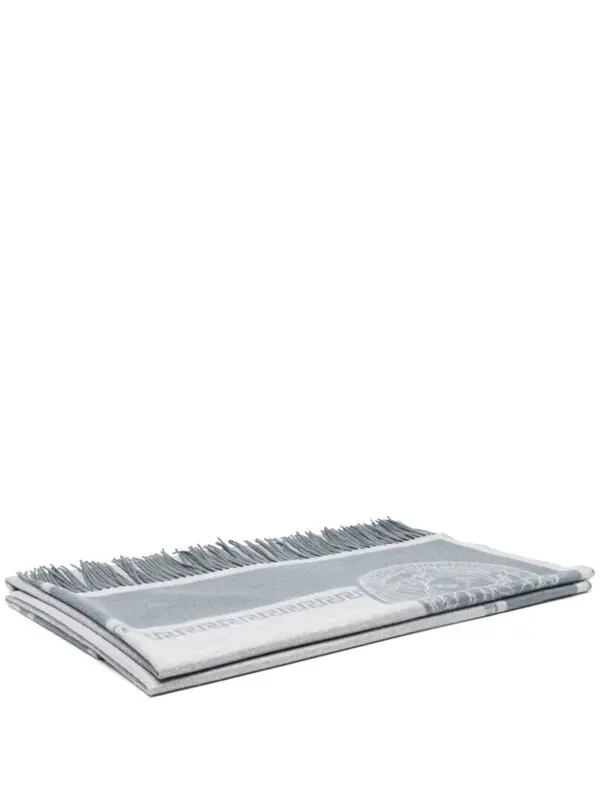 Versace Icon Cashmere-silk Fringed Blanket