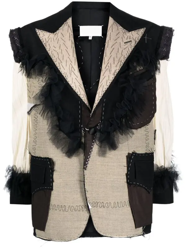 MAISON MARGIELA Deconstructed Single-breasted Blazer
