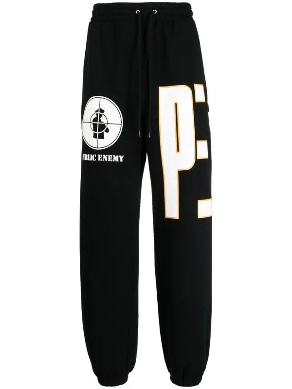 NEIGHBORHOOD X Public Enemy Logo-print Track Pants