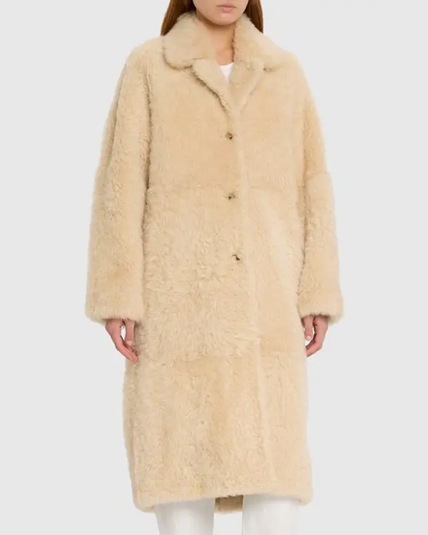 UTZON Cassidy Shearling Coat - Sofia | Editorialist