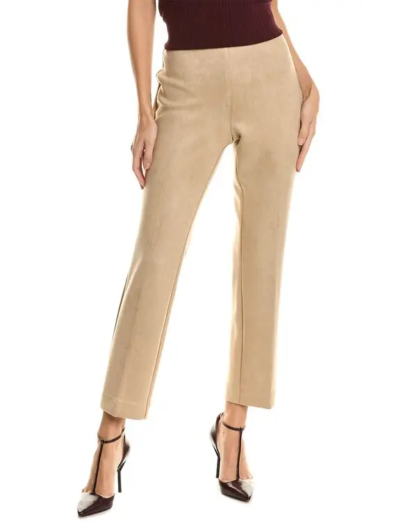 Buy Anne Klein Pull-on Hollywood Waist Straight Ankle Pant - Brown At ...