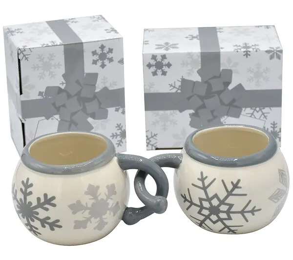 TEMP-TATIONS Seasonal Set Of Arm In Arm Mugs