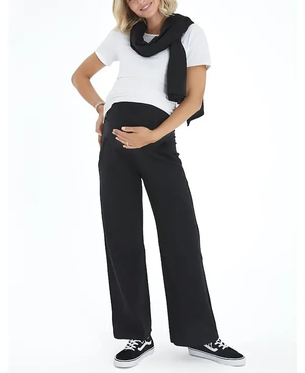 ACCOUCHEE Foldover Waistband Maternity Jogger