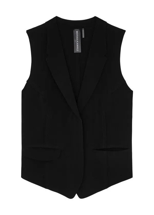 Norma Kamali Stretch-jersey Waistcoat