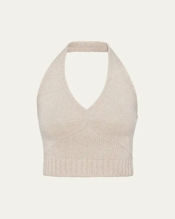 Prada Halterneck Knit Top