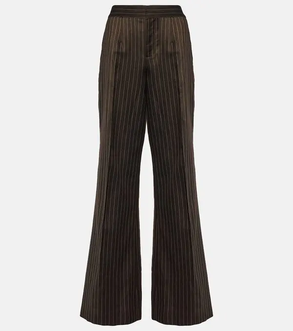 Jean Paul Gaultier Tattoo Flared Wide-leg Pants