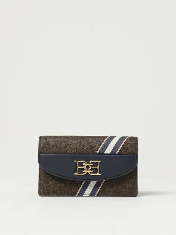 Bally Beylor Monogram Wallet Bag - Brown