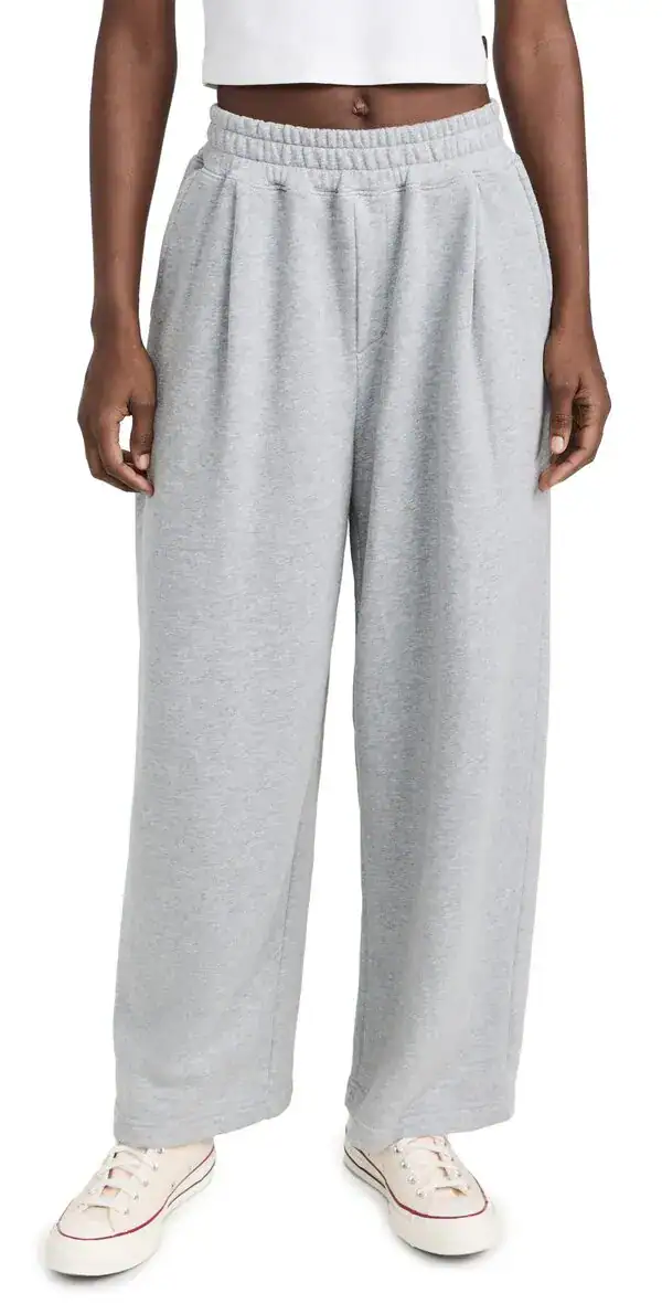 Madewell Terry Oversized Sweatpants In Heather Gym Class Grey 60
