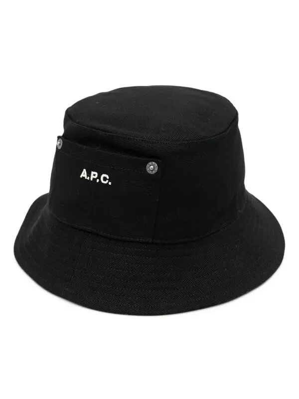 A.p.c. Logo-embroidered Bucket Hat