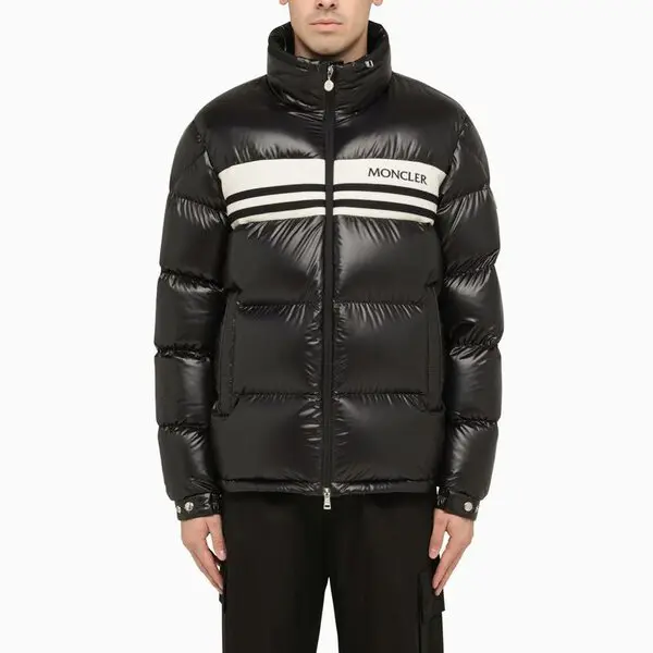 Buy Moncler White Nylon Jacket - Black At 33% Off | Editorialist