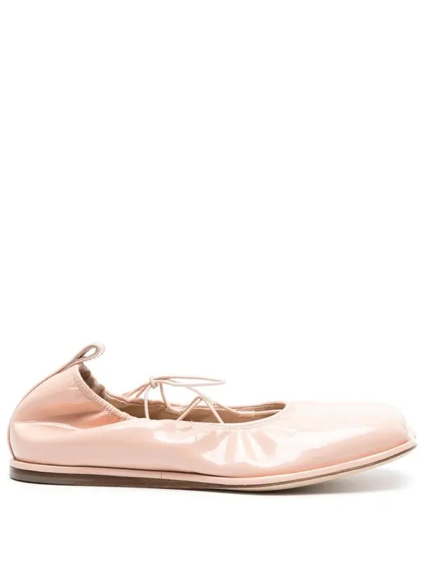 Simone Rocha Heart-toe Ballerina Shoes - Pink