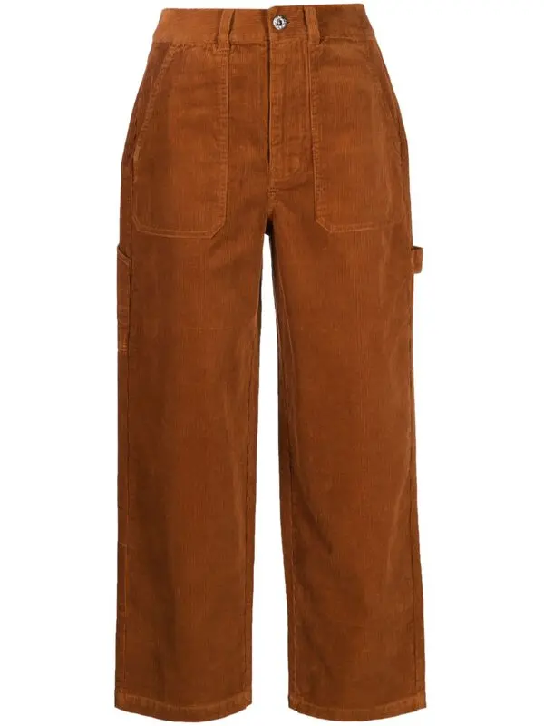CHOCOOLATE Corduroy Straight-leg Trousers - Brown