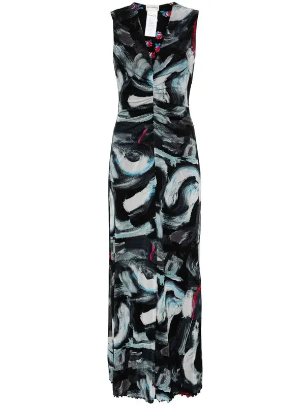Diane Von Furstenberg Solveigh Reversible Maxi Dress - Multicolour