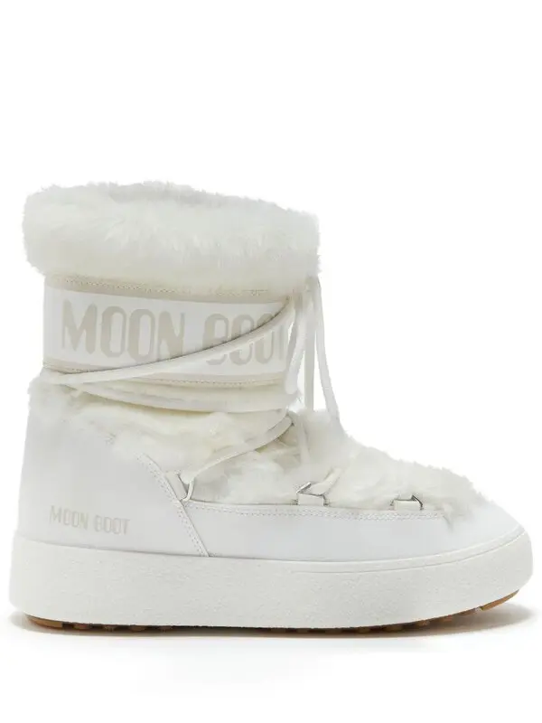 Moon Boot Ltrack Faux-fur Boots - White
