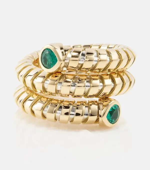 Marina B Trisola 18kt Ring With Emerald - Gold