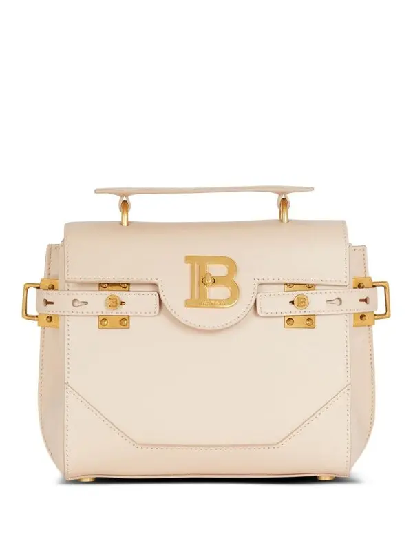 Balmain B-buzz 23 Leather Handbag