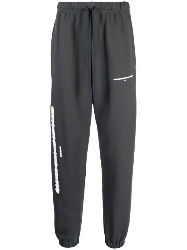 IH NOM UH NIT Graphic-print Cotton Track Pants