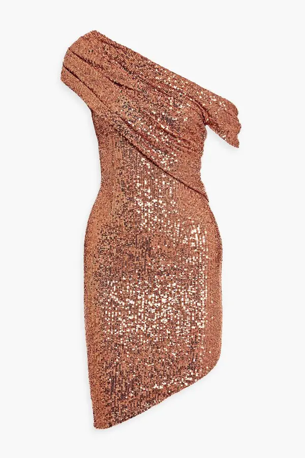 slim fit dress slacks Rabanne - Long Mesh and Jersey Dress - T38 - Women main image 1