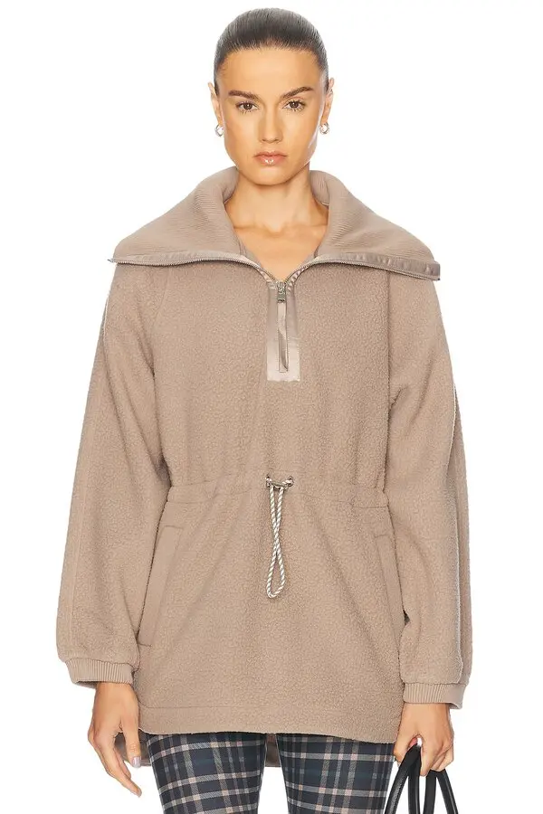 Varley Parnel Half Zip Fleece Pullover - Fungi