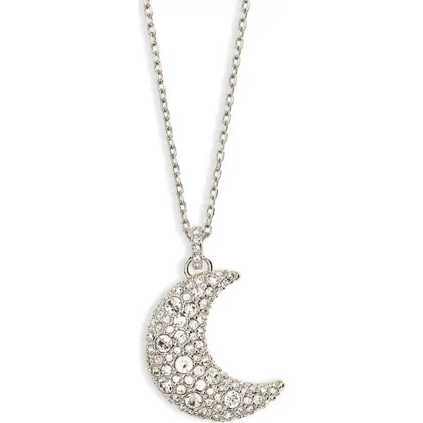 SWAROVSKI Luna Crystal Pendant Necklace - Silver