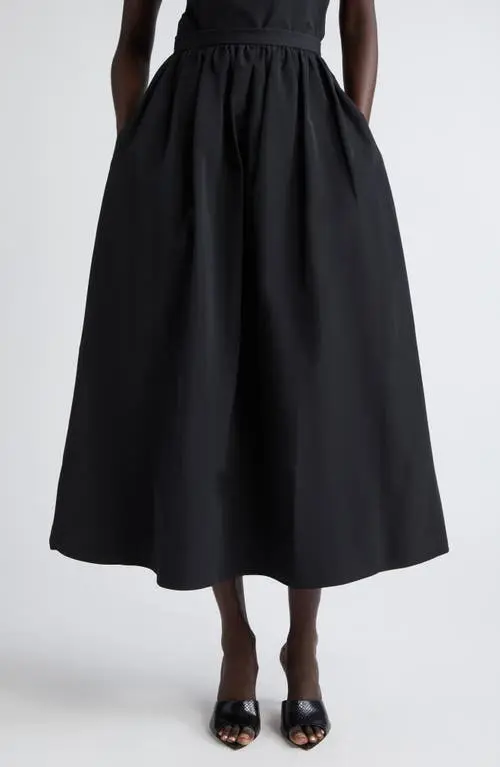 Akris Techno Taffeta Midi Skirt