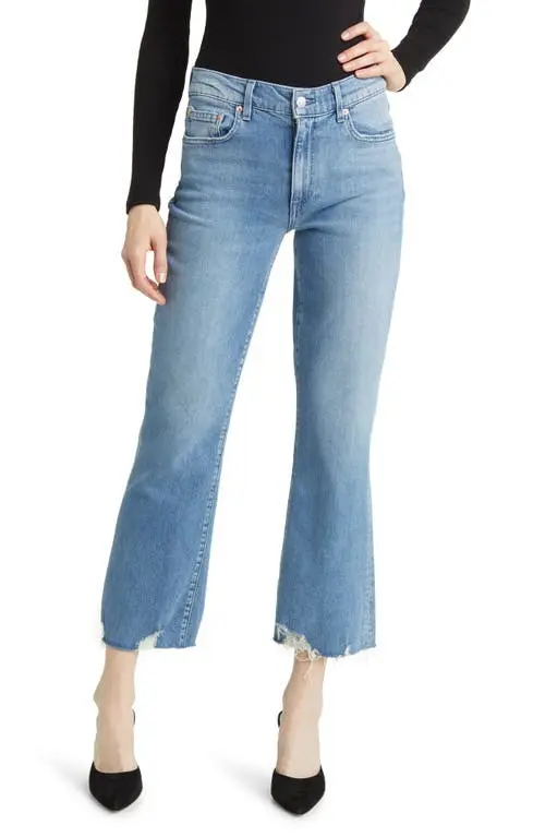 LE JEAN Bella Chew Hem Flare Jeans