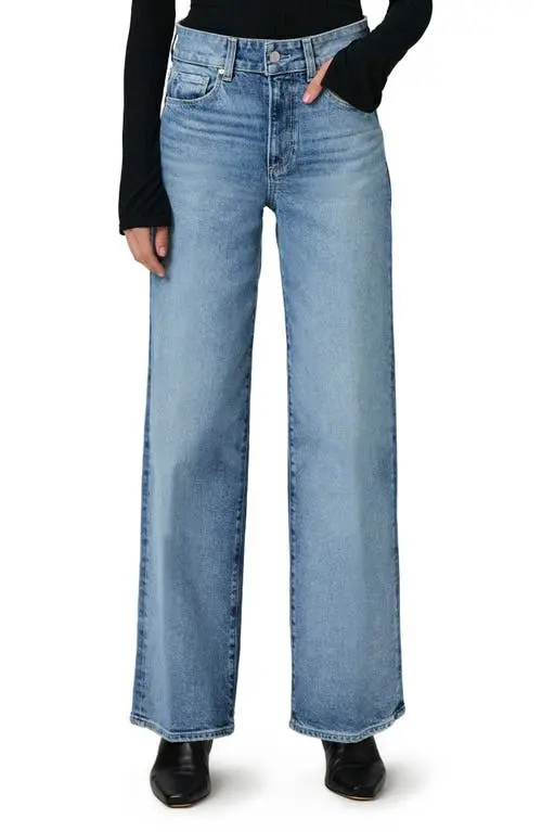 Paige Sasha High Waist Wide Leg Jeans - Walk Of Fame