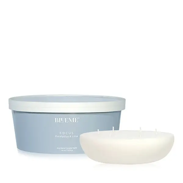 BLUEME Focus Eucalyptus & Lime Giant Recandle, 45 Oz