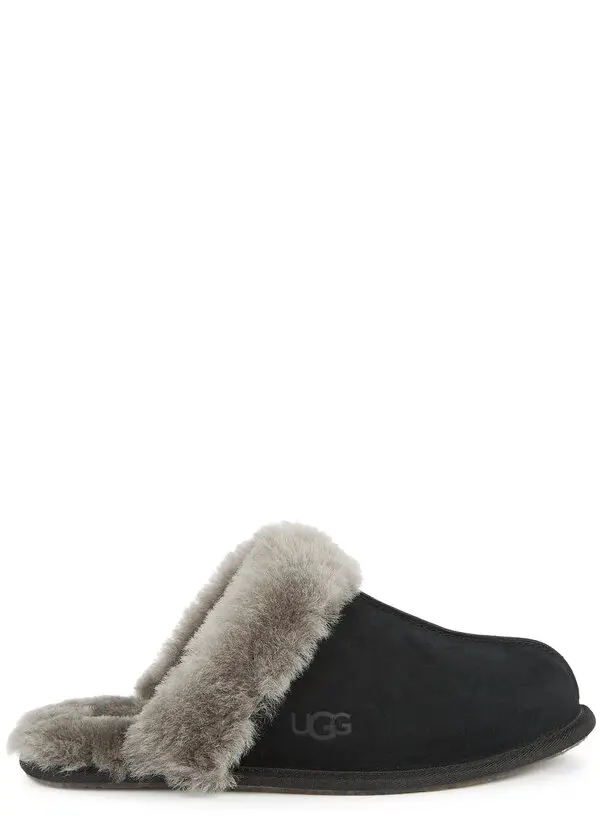 UGG Scuffette Ii Suede Slippers - Black