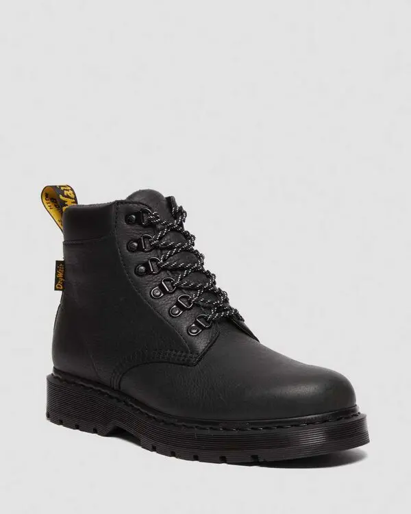 Martens 939 Trinity Waterproof Leather Lace Up Boots In Black