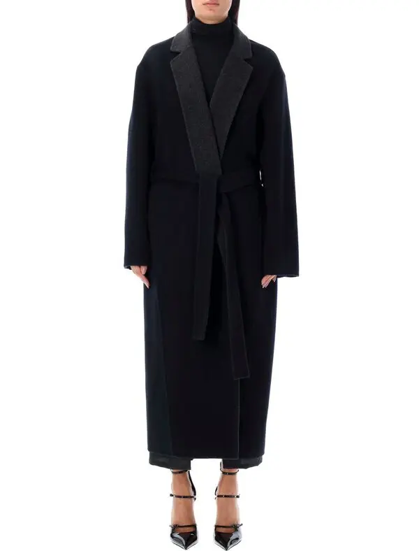 Buy Givenchy Double Face Coat - Midnight Blue At 33% Off | Editorialist