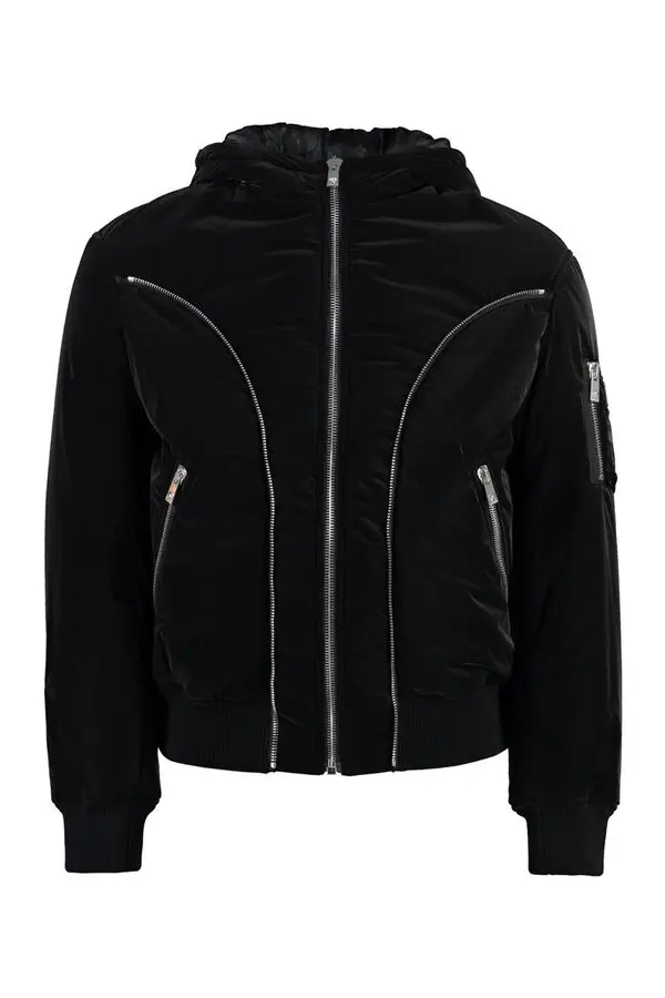 Versace Hooded Nylon Jacket