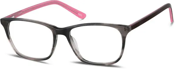 Zenni Square Full Rim Frame Glasses - Charcoal