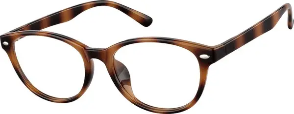 Zenni Oval Full Rim Eyeglasses - Tortoiseshell