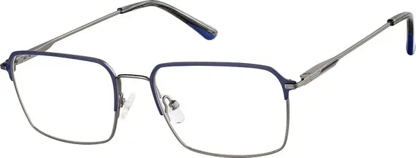 Zenni Browline Full Rim Eyeglasses - Blue