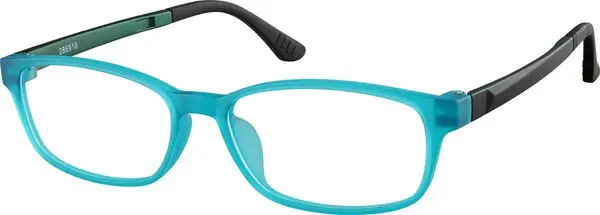 Zenni Bold Rectangle Eyeglasses - Blue