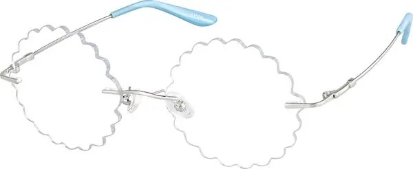 Zenni Geometric Rimless Flex Titanium Frame
