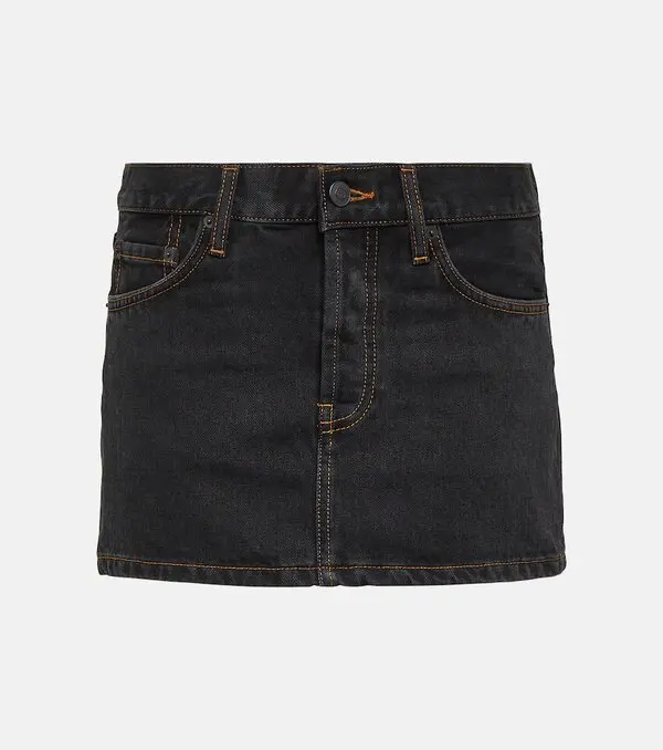 Wardrobe.NYC Denim Mini Skirt