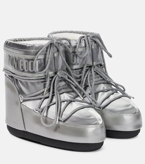 Moon Boot Icon Low Metallic Boots