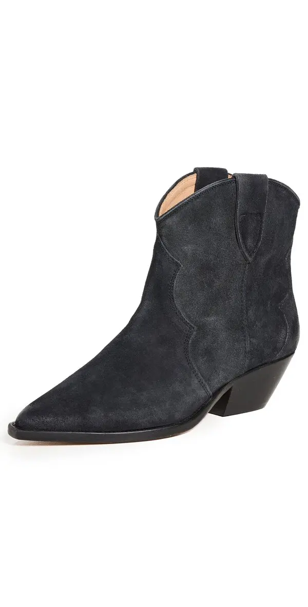 Isabel Marant Dewina Booties - Faded Black
