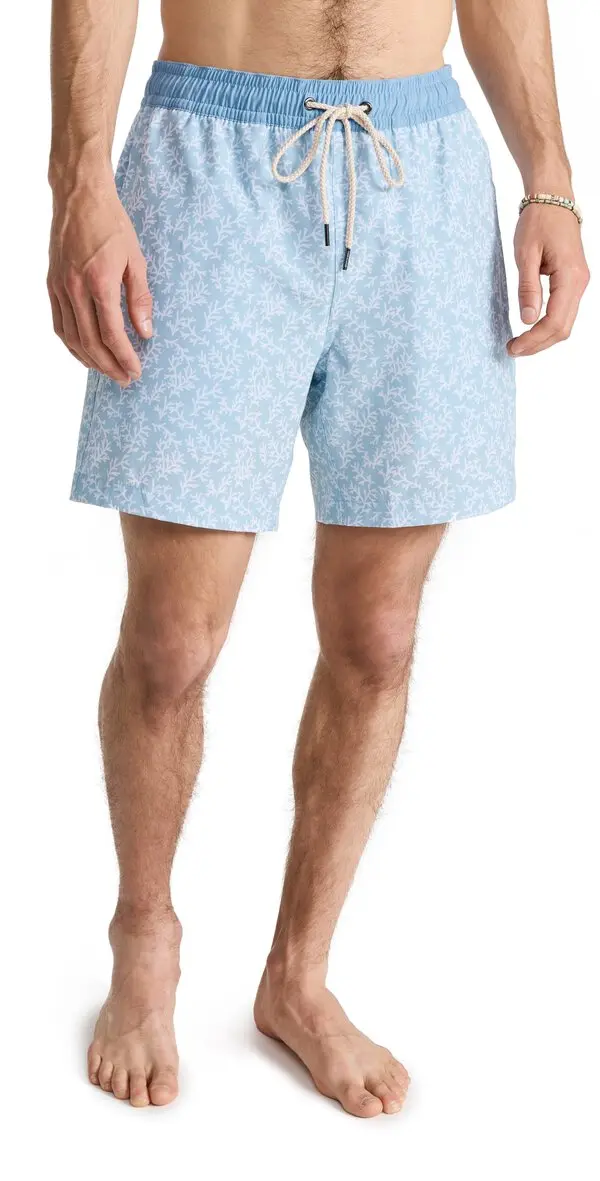 FAIR HARBOR The Bayberry Swim Trunks 7 - Mist Seaweed