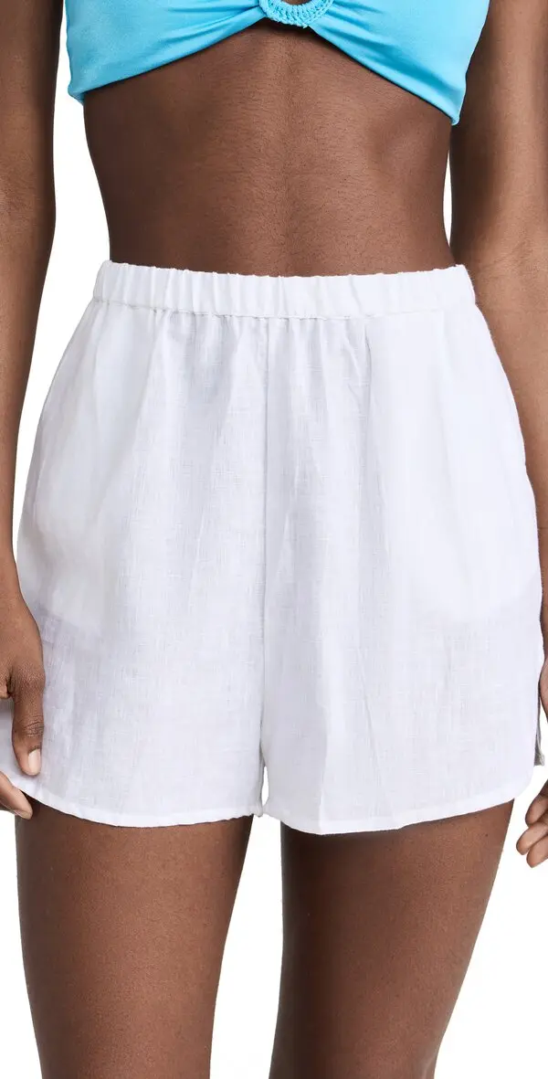 Vitamin A Tallows Shorts - Ecolinen White