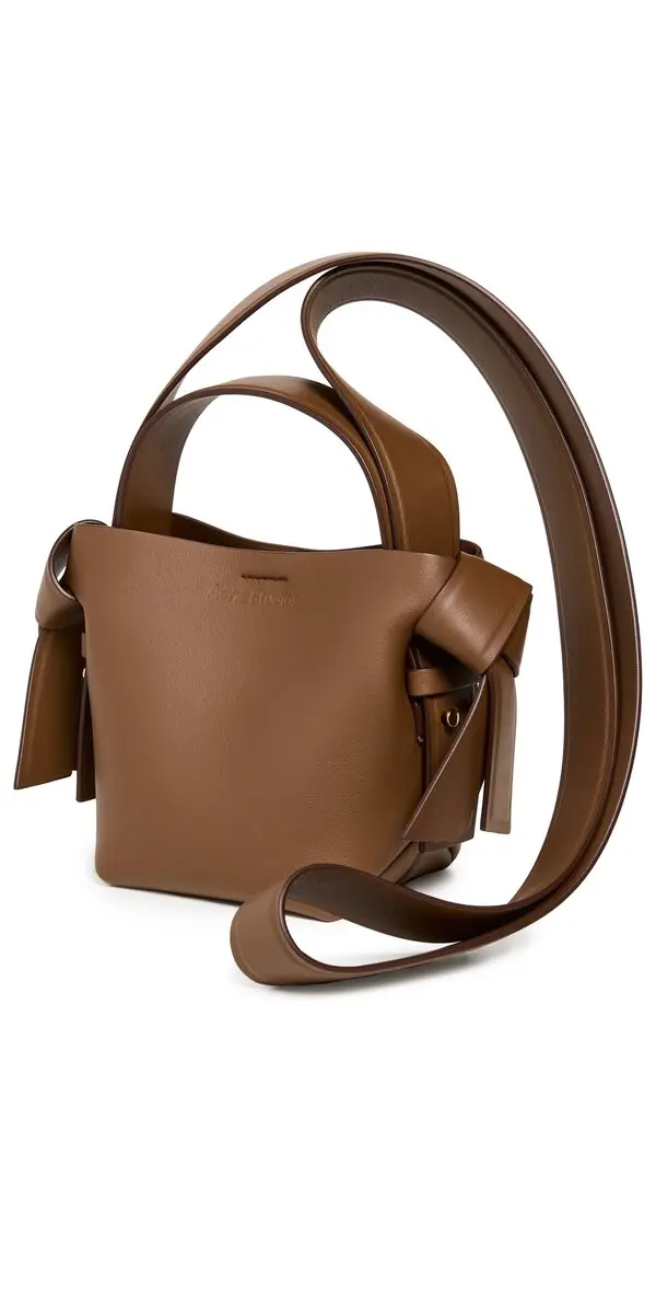 Acne Studios Musubi Micro Bag - Camel Brown